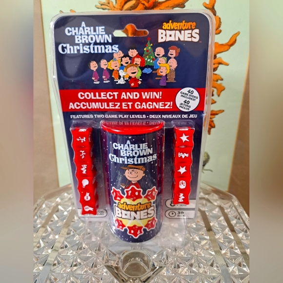 Peanuts | Holiday | New A Charlie Brown Christmas Adventure Bones Dice ...